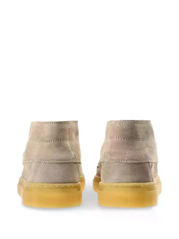 COPENHAGEN  Almond-toe Desert Boots - Neutrals