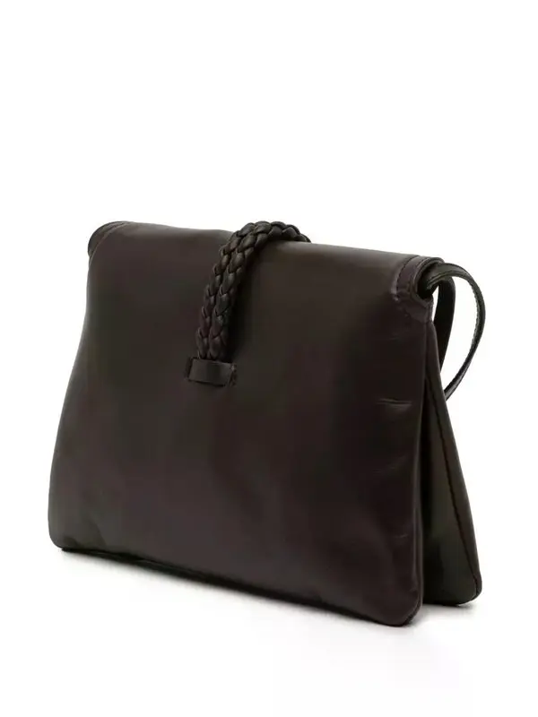 Bottega Veneta Baby Calfskin Liberta Crossbody Bag - Brown