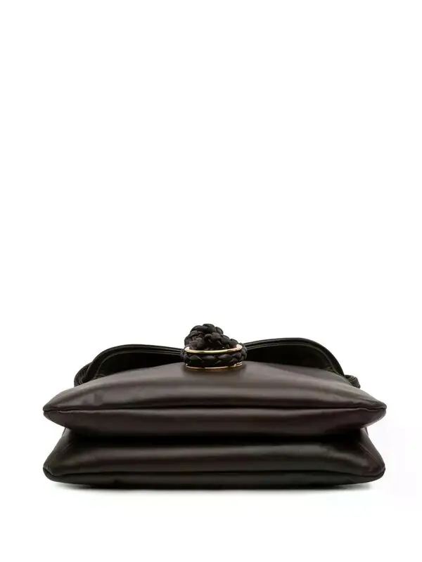 Bottega Veneta Baby Calfskin Liberta Crossbody Bag - Brown