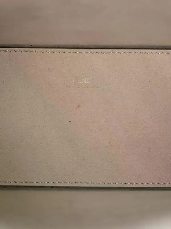 Fendi Small Leather Shopping Tote Satchel