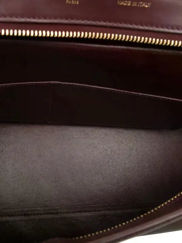 Celine Tricolor Leather Trapeze Satchel