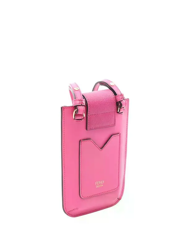 Fendi Ff Diamond Phone Pouch Crossbody Bag