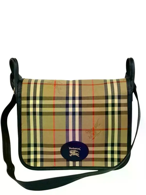 Burberry Nova Check Crossbody Bag - Brown
