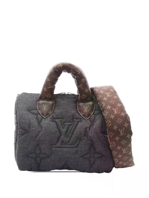 LOUIS VUITTON Monogram Speedy Bandouliere 25 Satchel - Grey