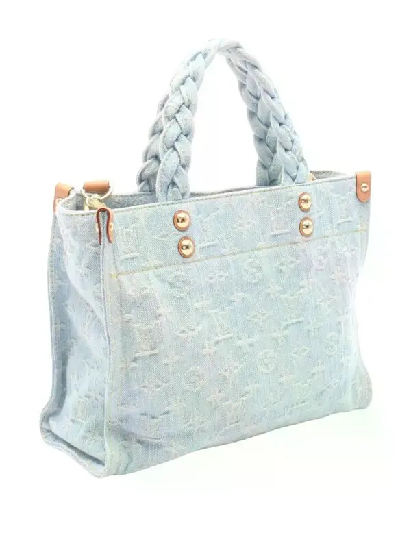 LOUIS VUITTON Monogram Denim Let Go Pm Satchel