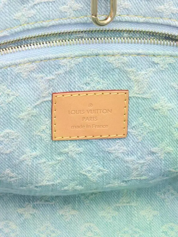 LOUIS VUITTON Monogram Denim Let Go Pm Satchel