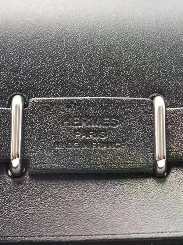 Hermès Herbag Zip 20 Crossbody Bag - Black