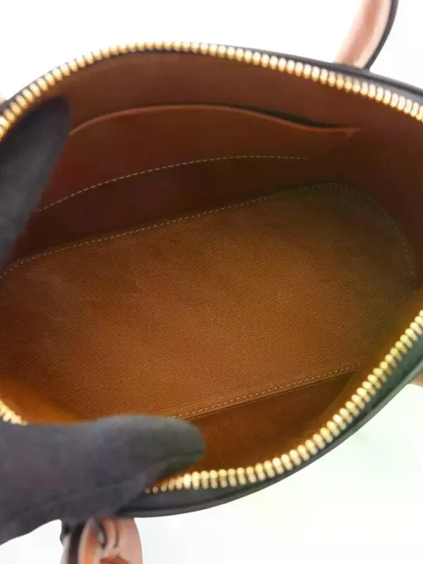 Celine Triomphe Coated Canvas Satchel - Black