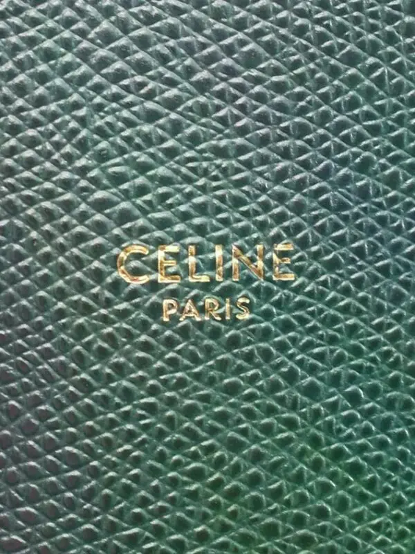 Celine Small Grained Calfskin Vertical Cabas Satchel Tote Bag