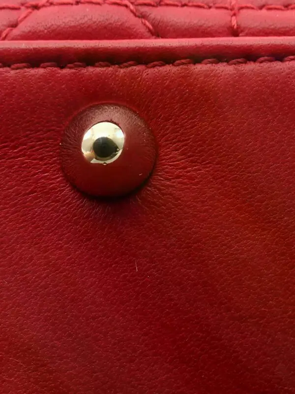 Dior Lady Satchel - Red