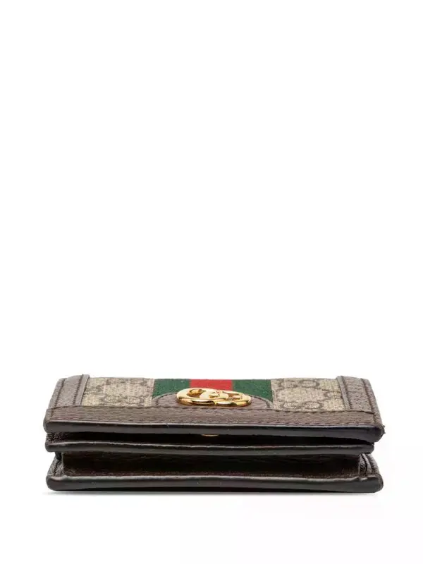 Gucci 2016-2026 Gg Supreme Web Ophidia Wallet Small Wallets