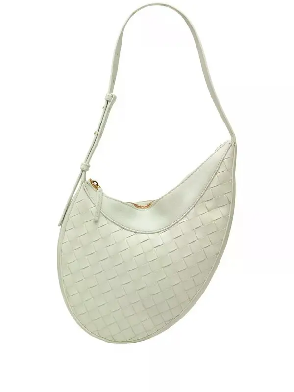 Bottega Veneta Small Nappa Intrecciato Hobo Bag - Green