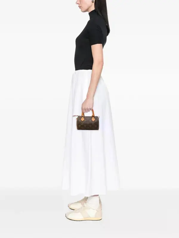 LOUIS VUITTON Monogram Mini Speedy Hl Satchel