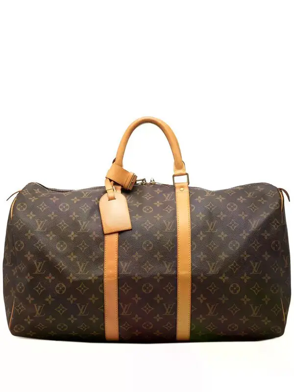 LOUIS VUITTON Monogram Keepall 50 Travel Bag