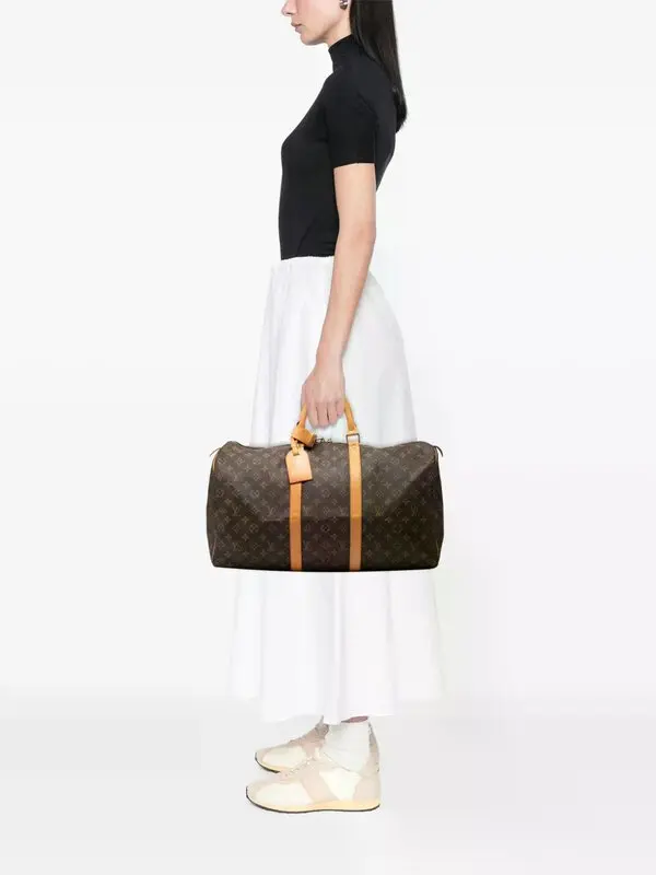 LOUIS VUITTON Monogram Keepall 50 Travel Bag