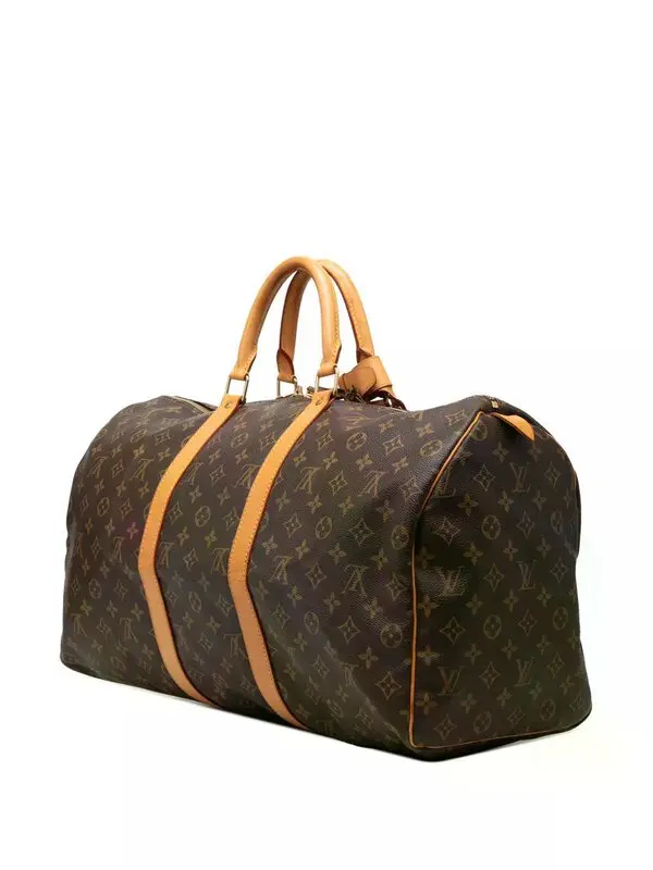 LOUIS VUITTON Monogram Keepall 50 Travel Bag