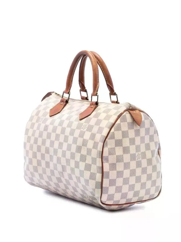 LOUIS VUITTON Damier Azur Speedy 30 Boston Bag