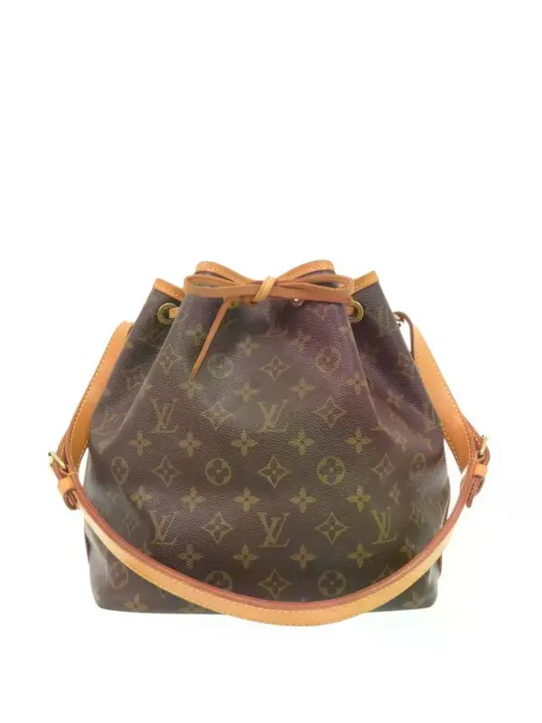 LOUIS VUITTON Monogram Petit Noe Bucket Bag