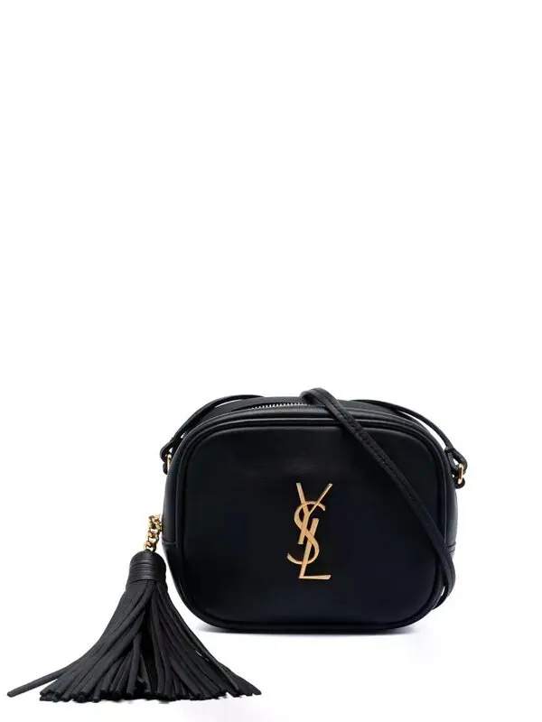 Saint Laurent Calfskin Monogram Blogger Bag - Black