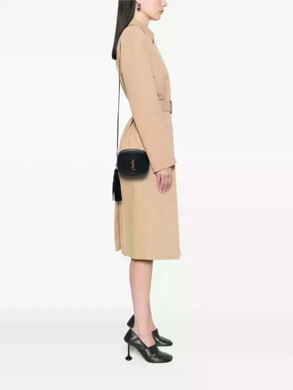 Saint Laurent Calfskin Monogram Blogger Bag
