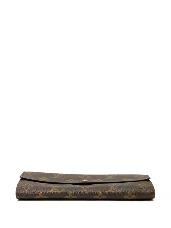 LOUIS VUITTON 2005 Monogram Sarah Wallet Long Wallets