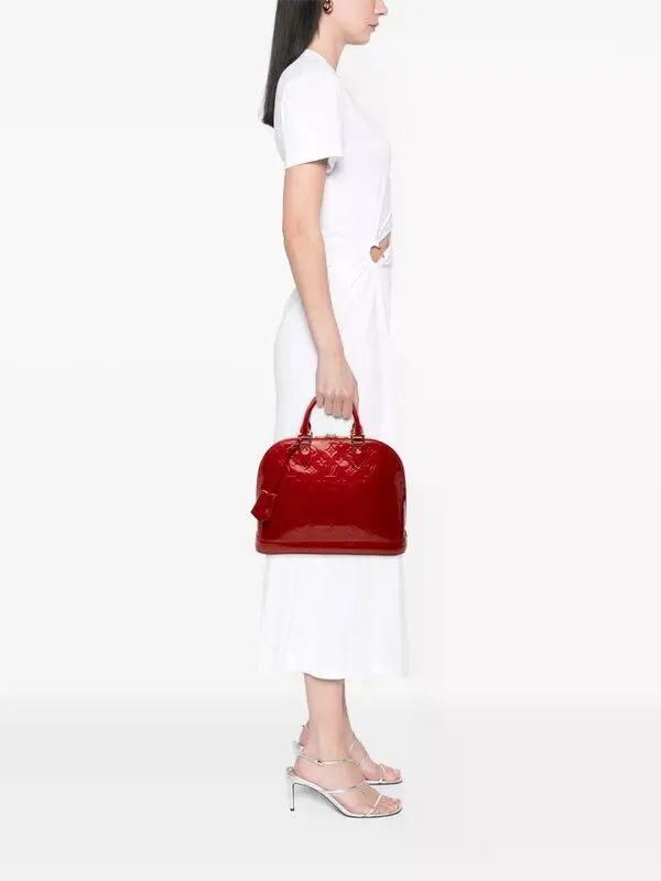 LOUIS VUITTON Monogram Vernis Alma Pm Handbag