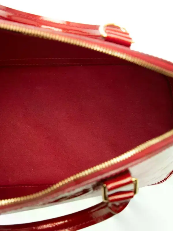 LOUIS VUITTON Monogram Vernis Alma Pm Handbag