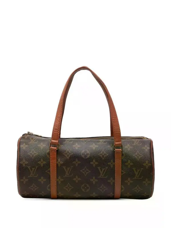 LOUIS VUITTON Monogram Papillon 30 Handbag - Brown