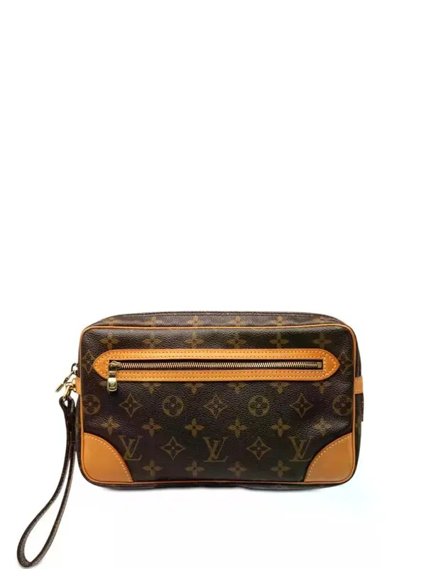 LOUIS VUITTON Monogram Marly Dragonne Gm Clutch Bag