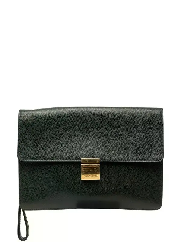 LOUIS VUITTON Taiga Selenga Clutch Bag