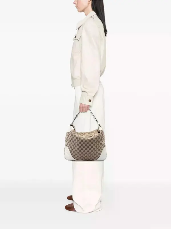 Gucci Gg Canvas Charlotte Hobo Tote Bag