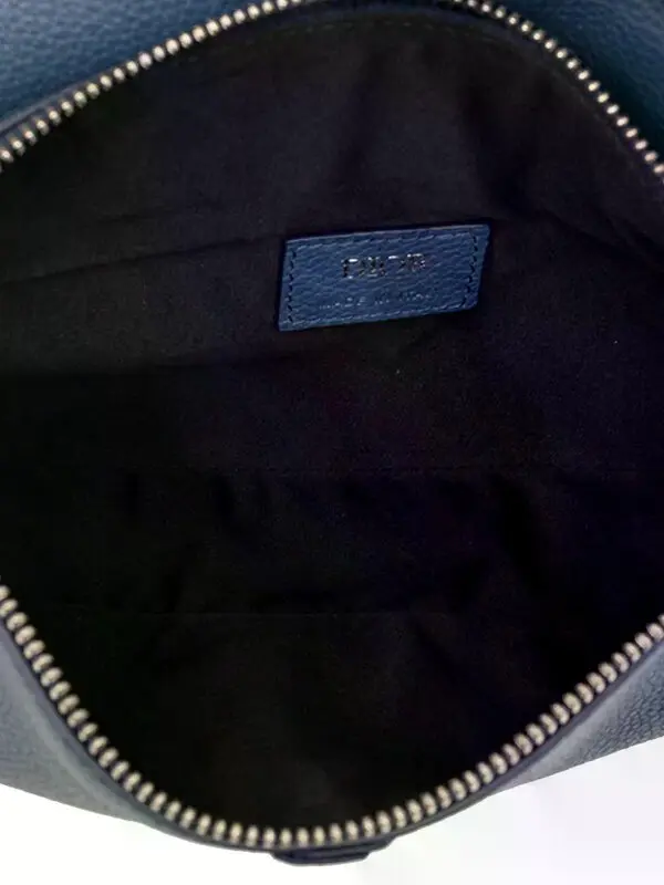 Dior Grained Calfskin Saddle Crossbody Bag