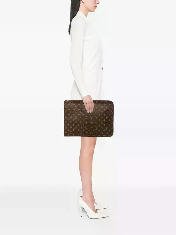 LOUIS VUITTON Monogram Document Portfolio Business Bag