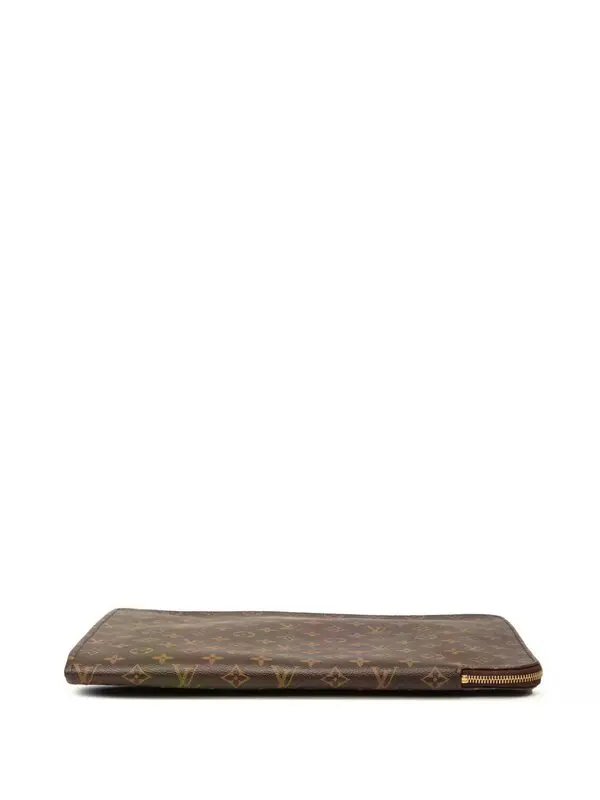 LOUIS VUITTON Monogram Document Portfolio Business Bag