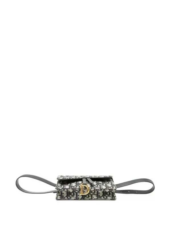 Dior Oblique Canvas Saddle Belt Bag