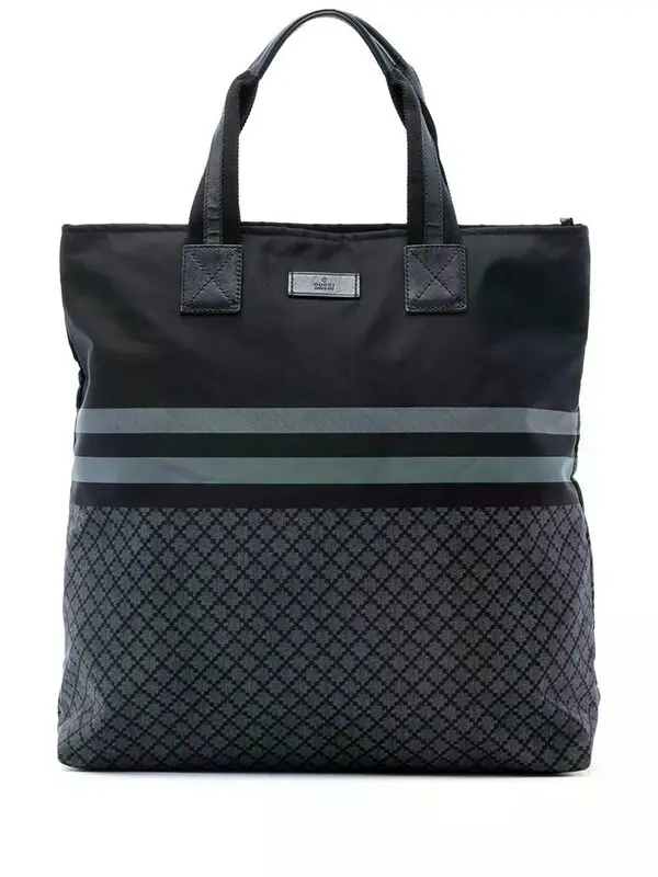Gucci Diamante Nylon Web Tote Bag