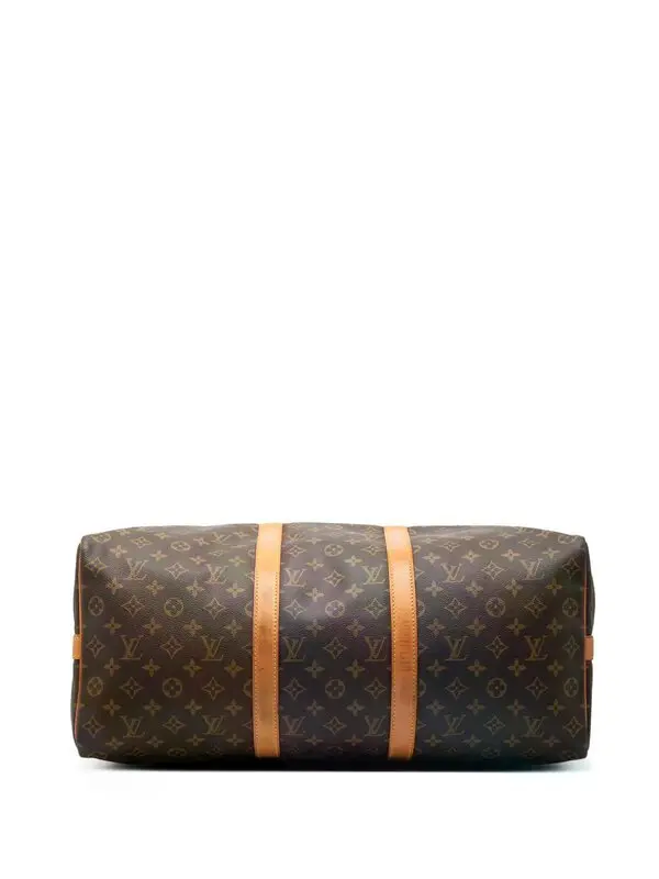 LOUIS VUITTON Keepall Bandouliere 50 Travel Bag - Brown