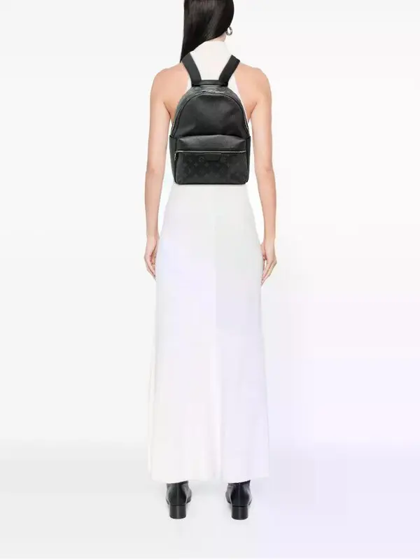 LOUIS VUITTON Monogram Taigarama Discovery Backpack - Black