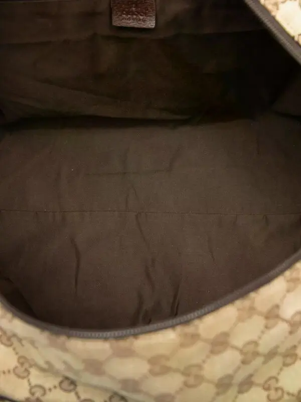 Gucci Gg Canvas Web Duffle Bag