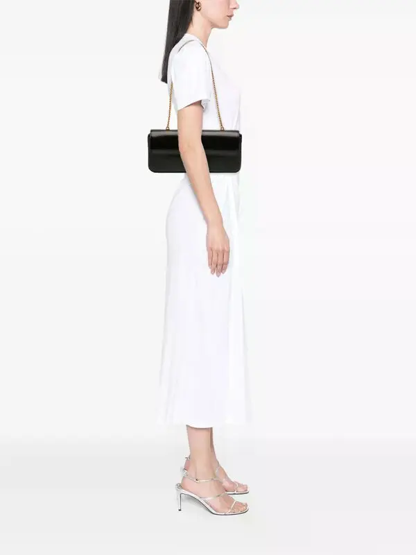 Celine Shiny Calfskin Triomphe Chain Shoulder Bag