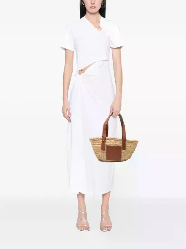 Loewe Raffia Anagram Basket Tote Bag
