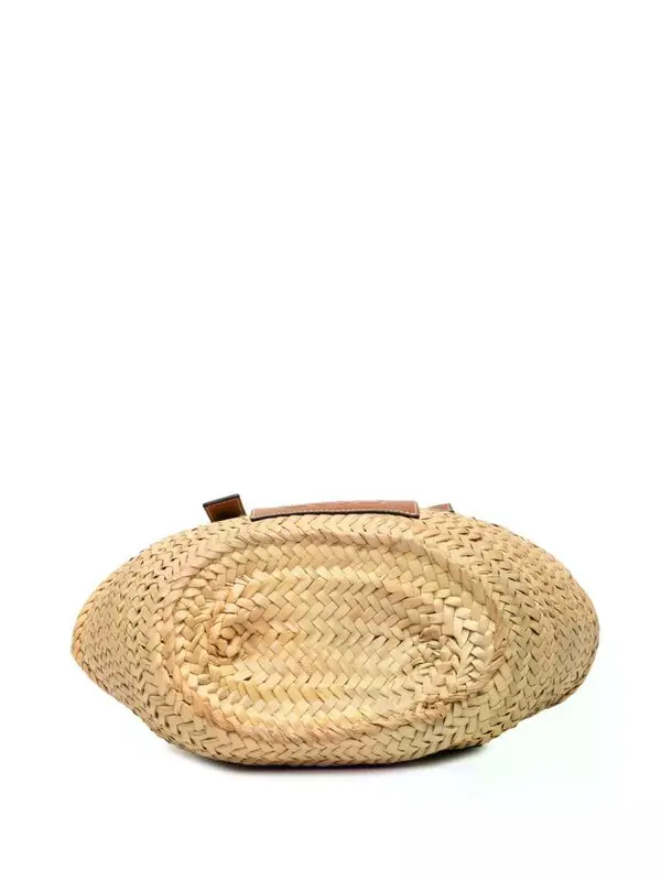 Loewe Raffia Anagram Basket Tote Bag