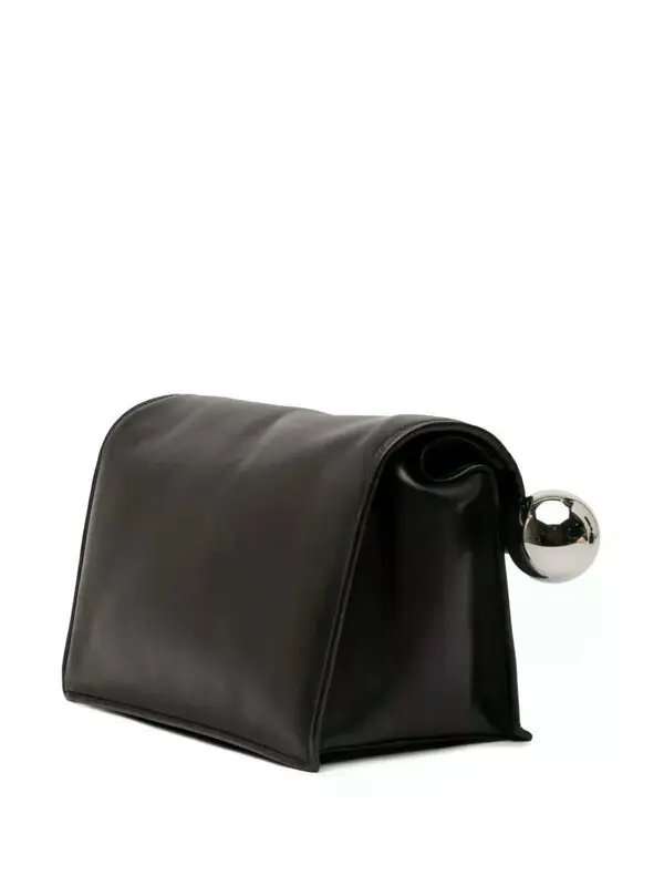 Jacquemus La Pochette Rond Carré Leather Clutch