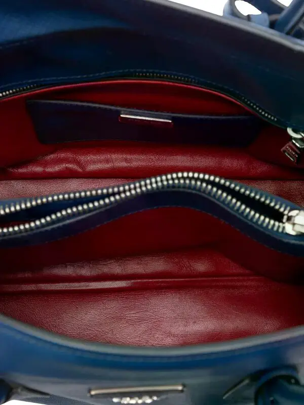 Prada Saffiano Cuir Turnlock Twin Satchel