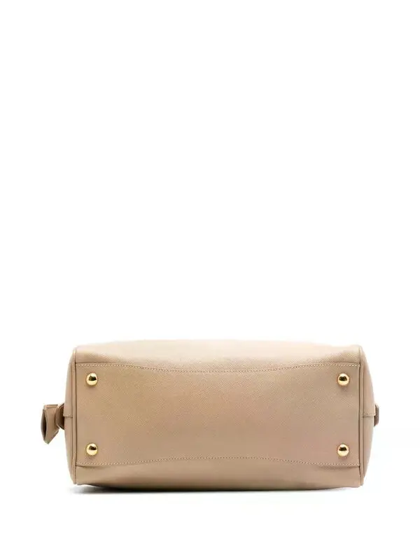 Prada Saffiano Lux Boston Bag Satchel