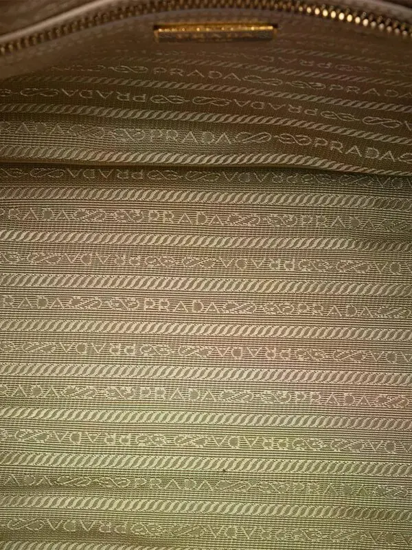 Prada Saffiano Lux Boston Bag Satchel