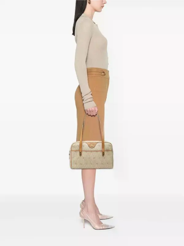 Dior Honeycomb Coated Canvas Shoulder Bag