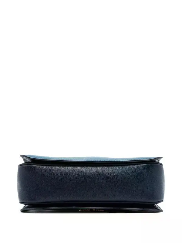 Miu Miu Bicolor Goatskin Madras Satchel