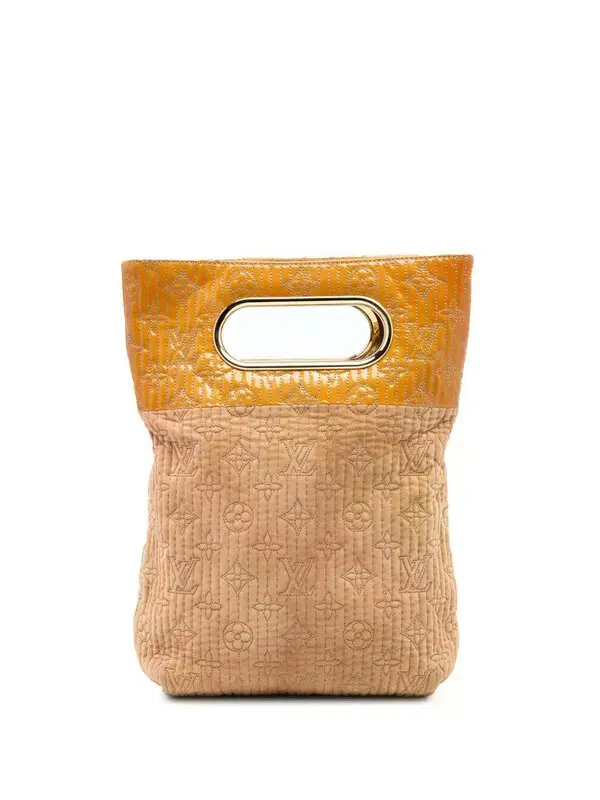 LOUIS VUITTON Monogram Motard After Dark Clutch Bag - Brown