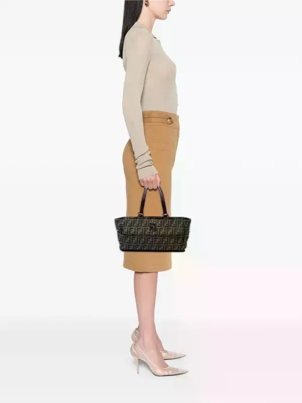 Fendi Zucca Canvas Tote Bag